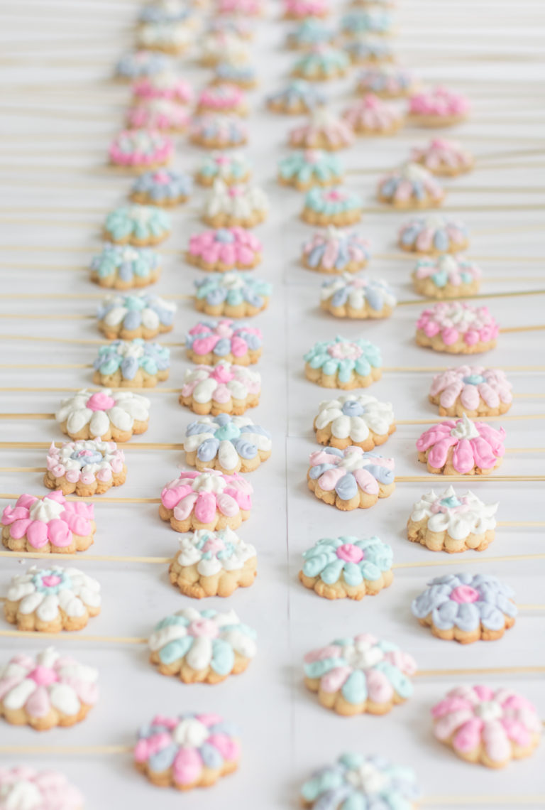 Flower Cookie Bouquet Spring DIY - Danielle Connor