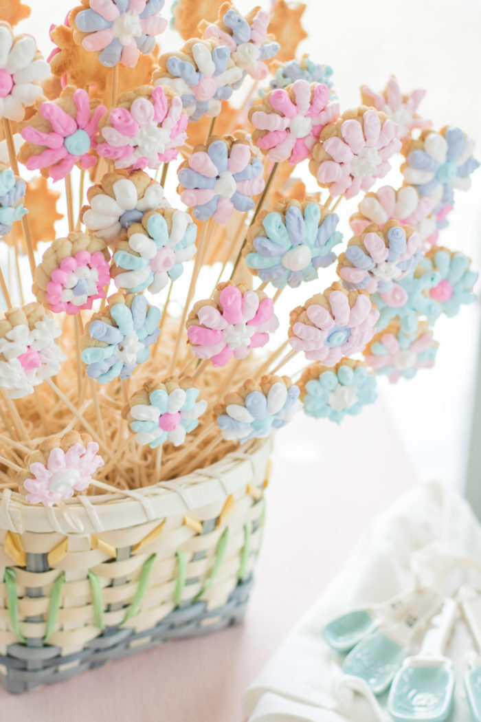 Flower Cookie Bouquet Spring DIY - Danielle Connor
